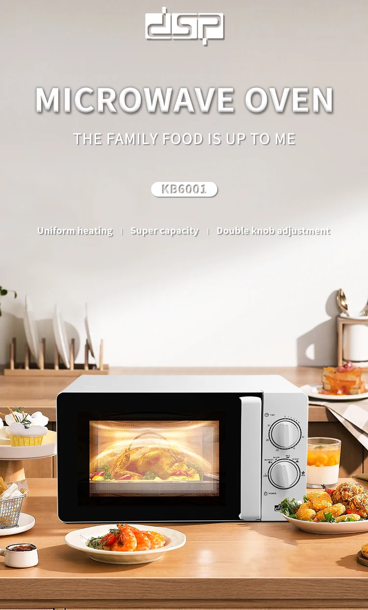 Power Levels Microwave Oven DSP Hot Sale Mechanical Type 20L Capacity 6 ...