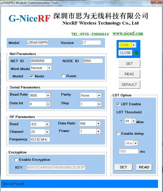 G-nicerf Lora6102pro 1w (+30dbm) Wireless Transceiver Lora Tx/rx Module ...