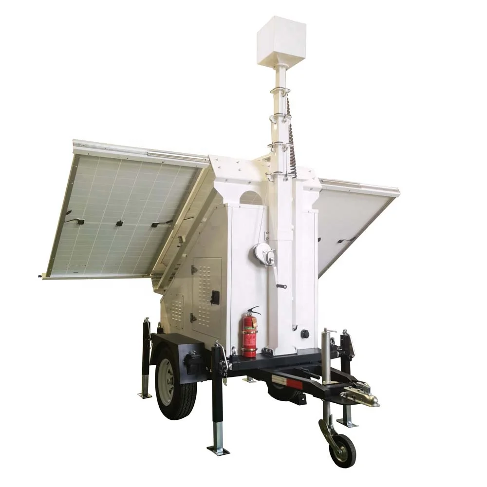 Simple Design Mobile Solar Trailer For Install Cctv Cameras Usa Market ...
