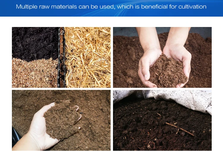 Mushroom Cultivation Compost Mixer Machine 4 Cubic Meters Substrate ...