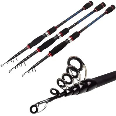 2.1m-3.6m Telescopic Carbon Ultra-Hard Fishing Rod by Kingoda
