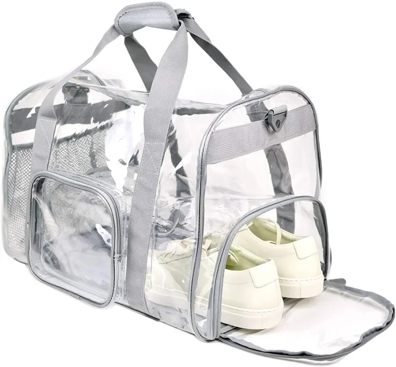 Factory Heavy Duty Stadium Approved PVC Tote - Clear Sports Bag