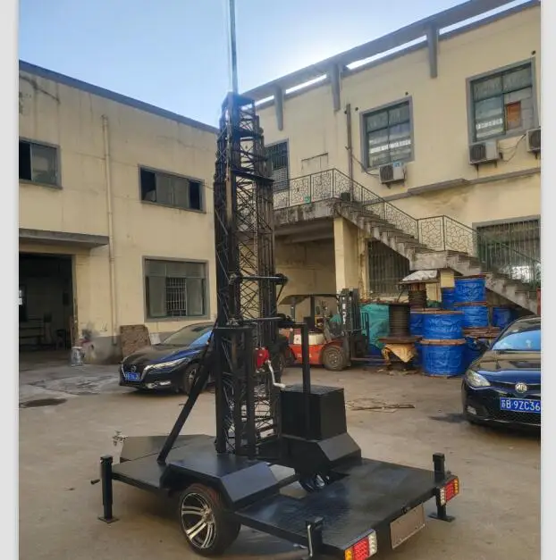 Portable Tower 20m Telescopic Lattice Tower - Buy Portable Tower ...