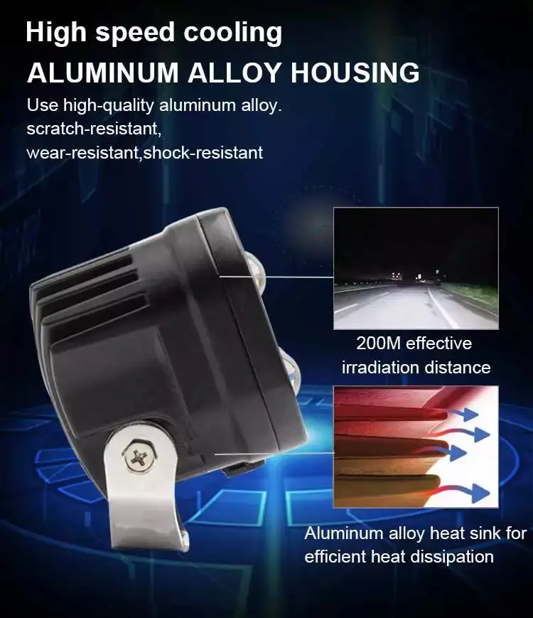 Hot Selling 3inch 12v 4x4 Led Work Light 48w Off Road Spot Light Led ...