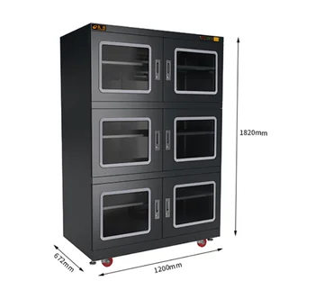 X2b-1200-6 Dr.storage 5% Rh Dry Cabinet Ultra Low Humidity Desiccant ...
