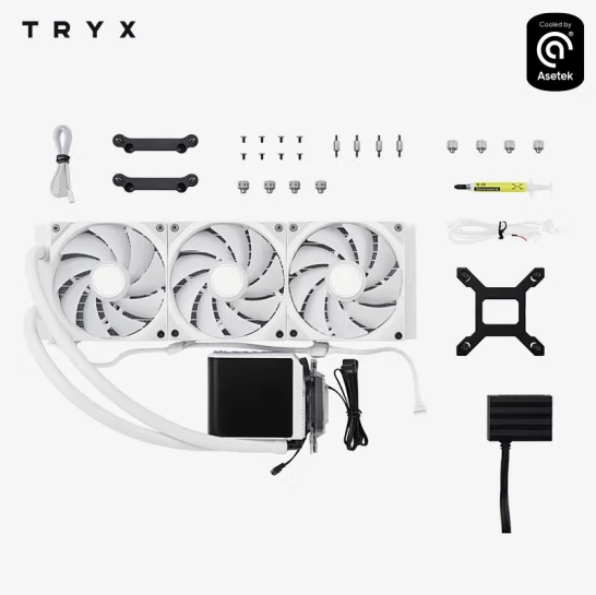 New TRYX PANORAMA ARGB 360 3D OLED 2K Water Cooler for Gaming PC ...