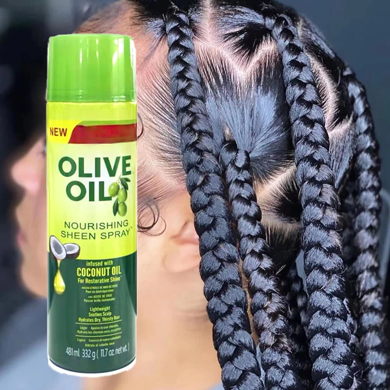 Olive Oil Hair Spray Fiber Holding Heat Protectant Spray For Hair ...