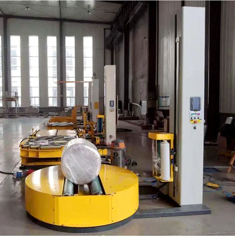 Auto Fabric Roll Packing Machine Stretch Film Paper Roll Wrapping ...