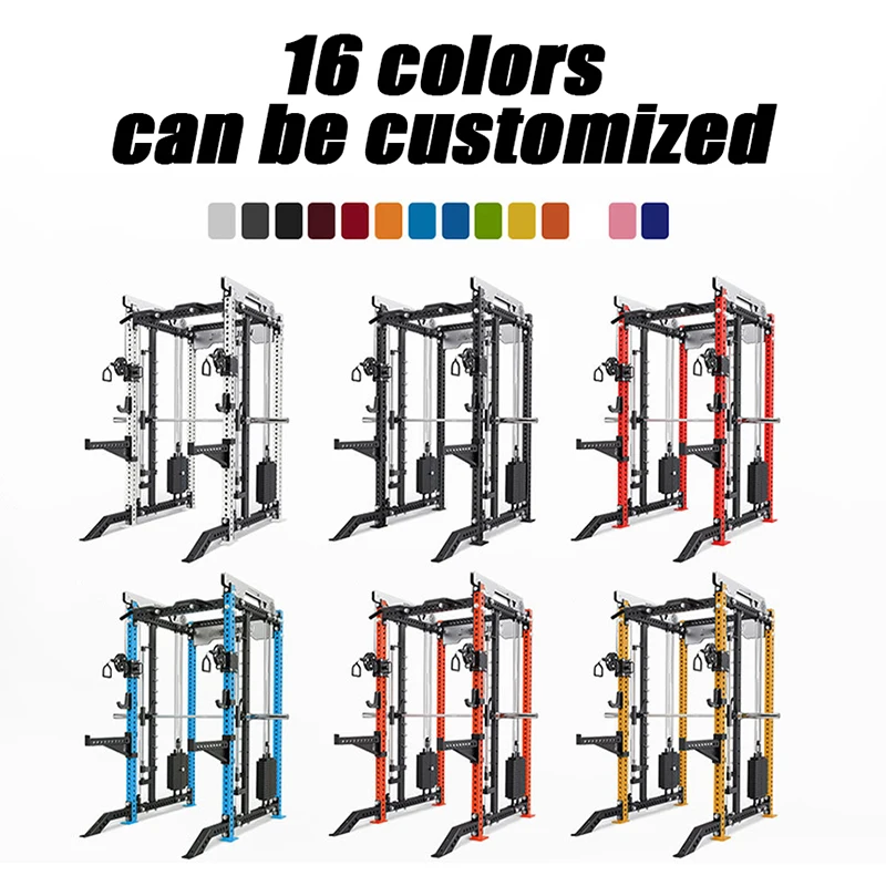 Fitness Equipment Bodybuilding Smith Machine Multi Functional Multi Gym ...