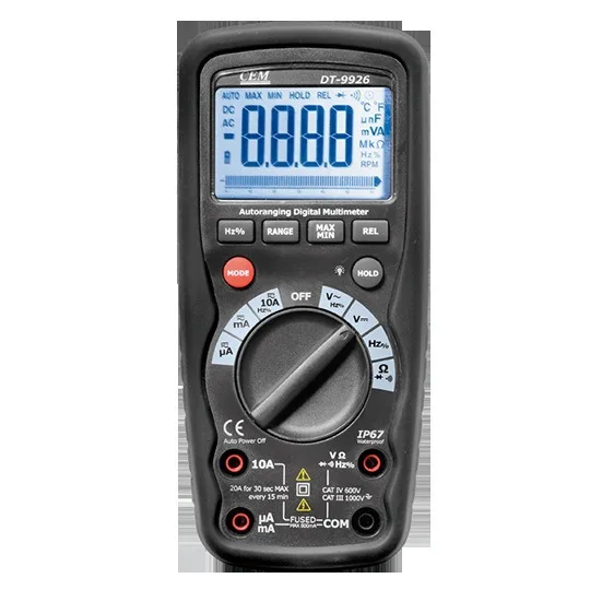 Cem Dt-9927 6000-bit Digital Multimeter With Real Virtual Value - Buy ...