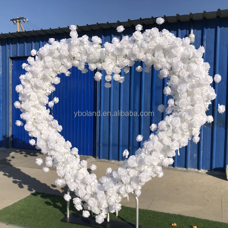 S781 Luxury Wedding Marry Me Backdrop Arch Flower Wall Arrangement ...