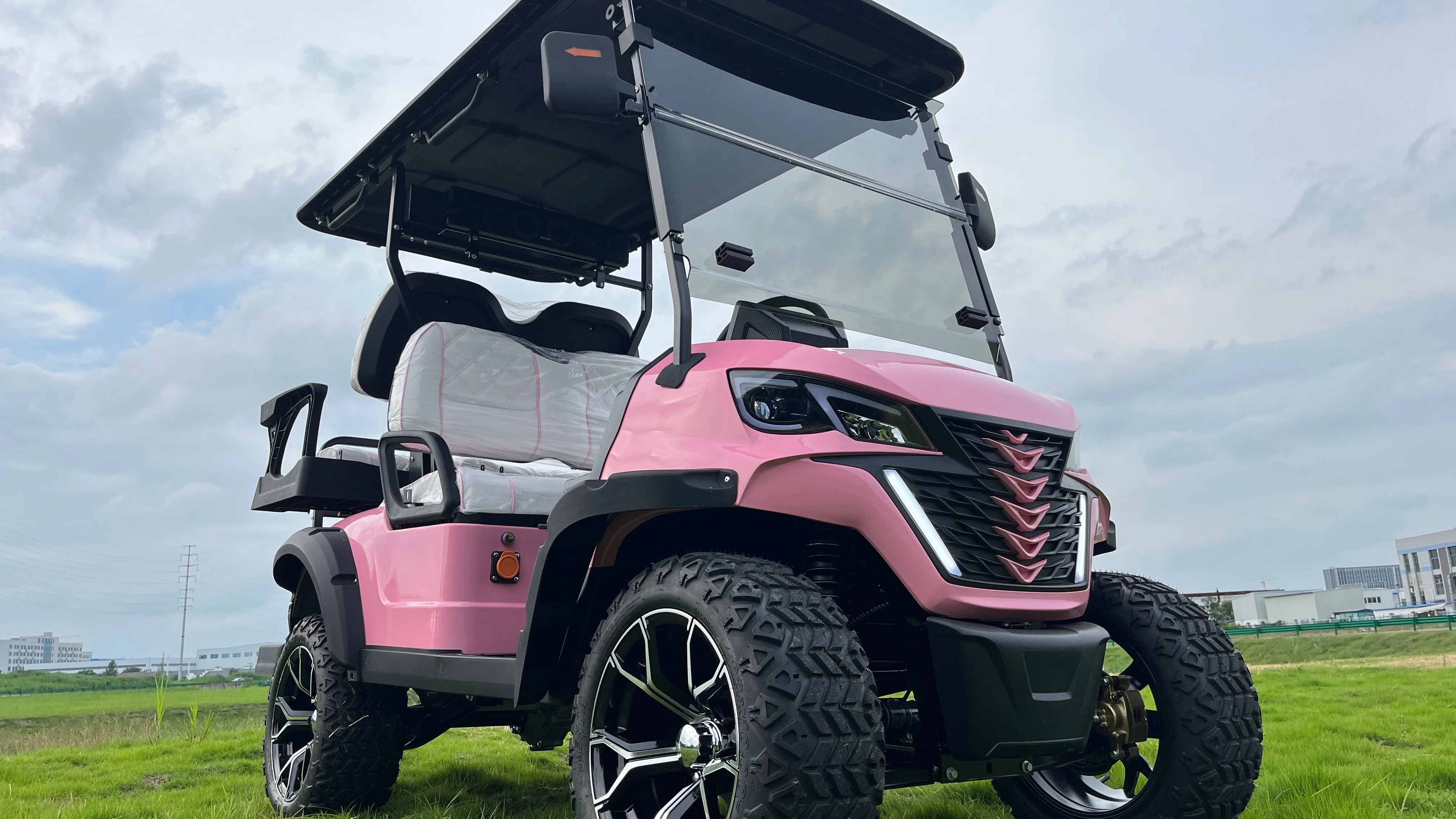 Fast Speed Electric 48v Golf Cart 5kw 72v Ac Motor Lithium Battery Club ...