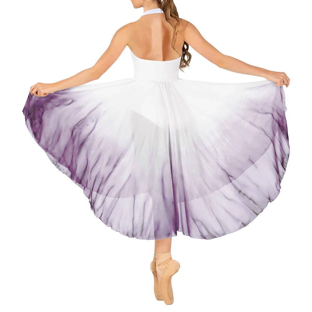 Ballet Dance Dress Ombre Modern Dance Costume High-low Lyrical Dresses ...
