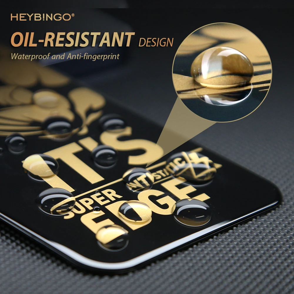 Heybingo Esd 3d 9d Screen Guard Phone Tempered Glass Screen Protectors ...