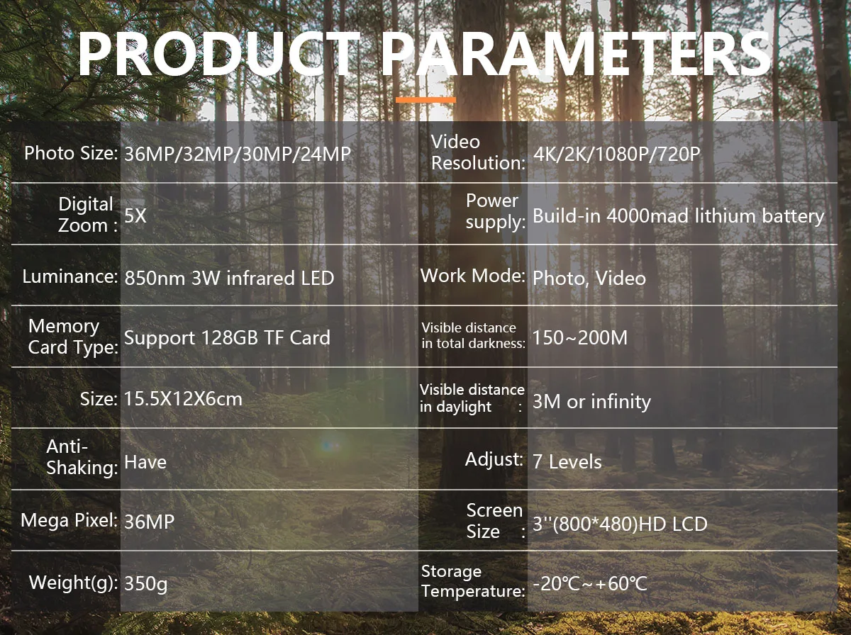 Wildlife Hunting Trail Game Camera Night Vision Black Flash Pr1000 Hd 2 ...