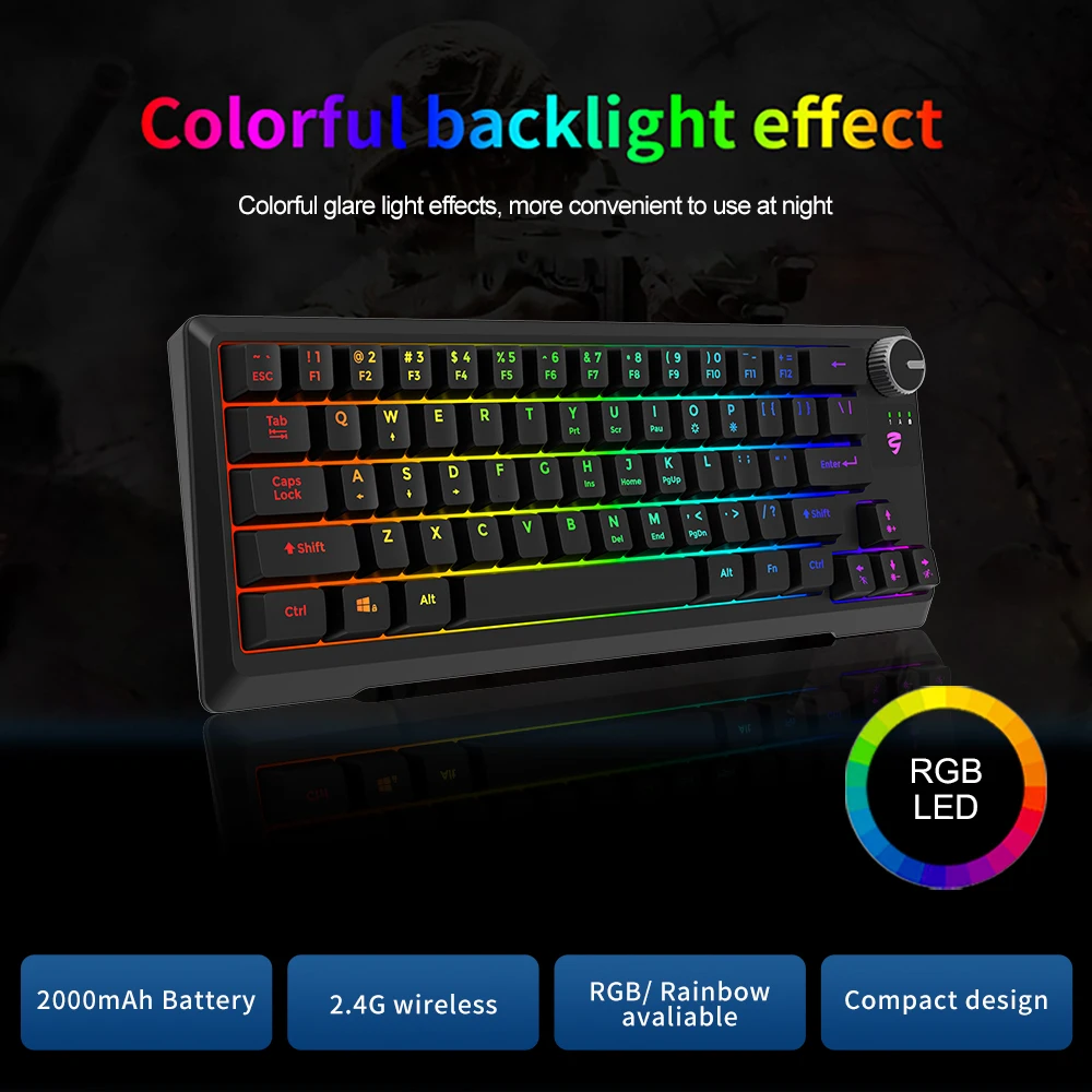 Wholesale Keyboard - Mini Gaming Keyboard with RGB Backlight