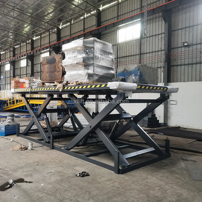 Hydraulic Scissor Lift Dock Leveler Container/warehouse/truck Load Ramp ...
