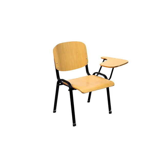 Student Chair Stackable Plywood Study Chair with writing table HY2021 ...