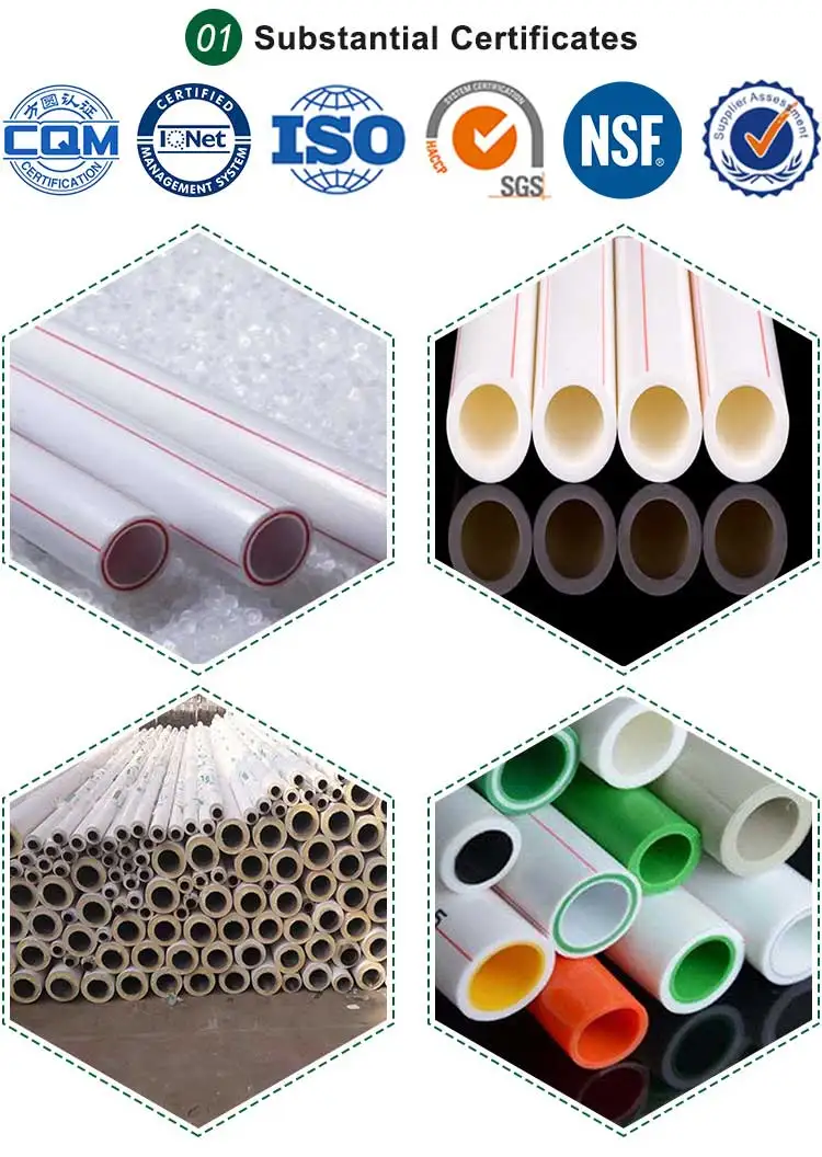 Germany Standard DIN 8077-8078 PPR Polypropylene Pipes