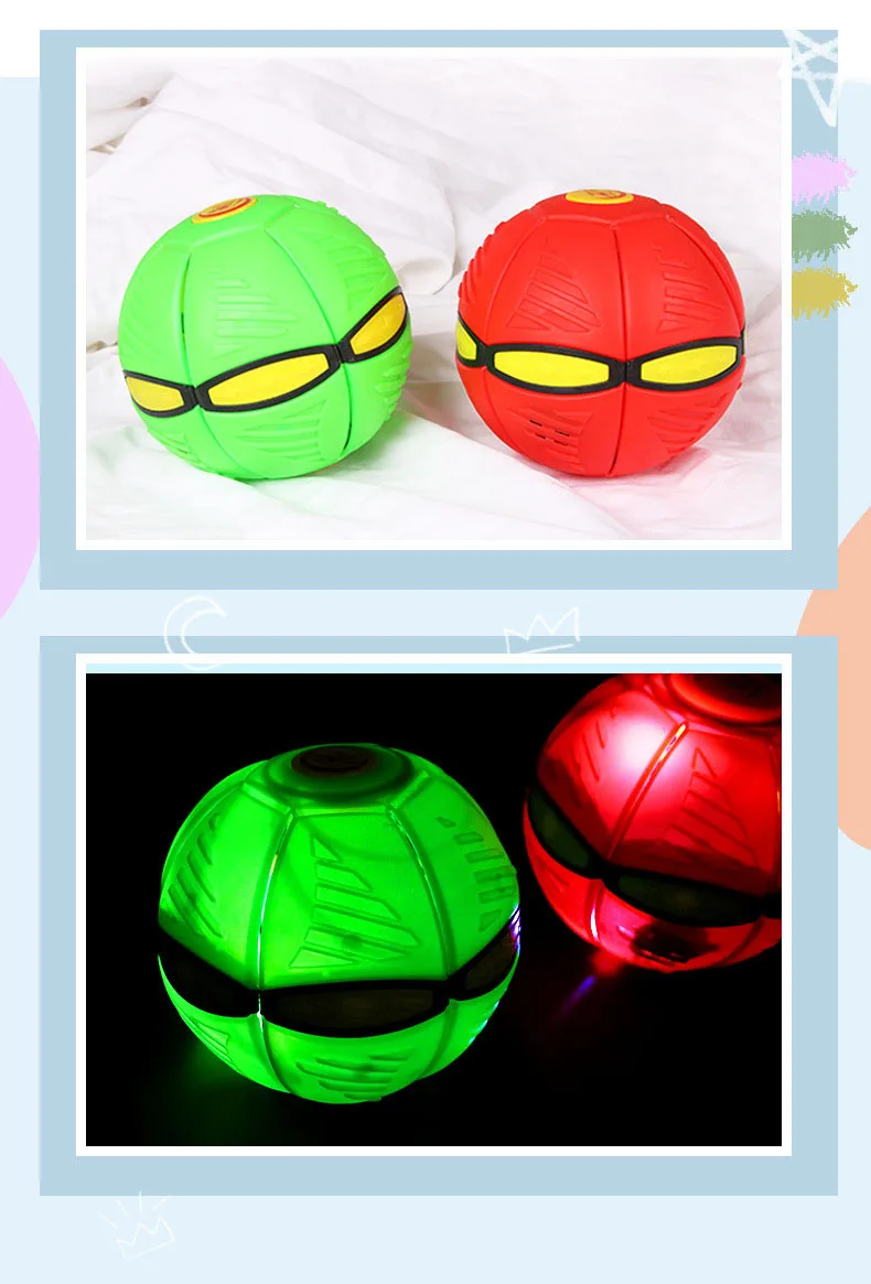 2021 New Outdoor Garden Beach Game Toys Flat Flying Magic Ufo Throw ...