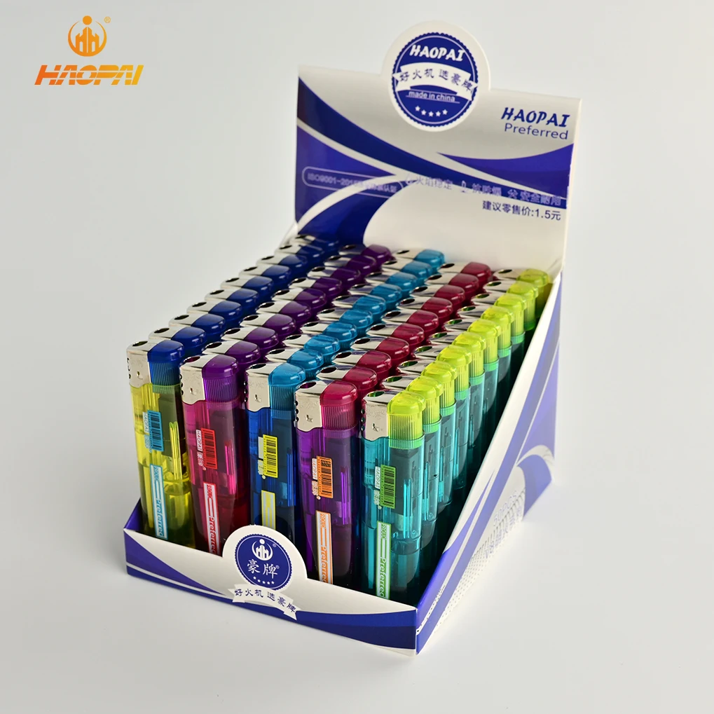 Haopai Candle Cigarette Lighters - Transparent & Customizable