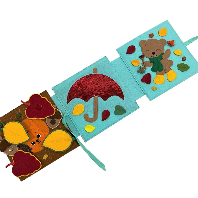 My Sticker Quiet Book Montessori Custom Baby Felt Book Toys Learning ...