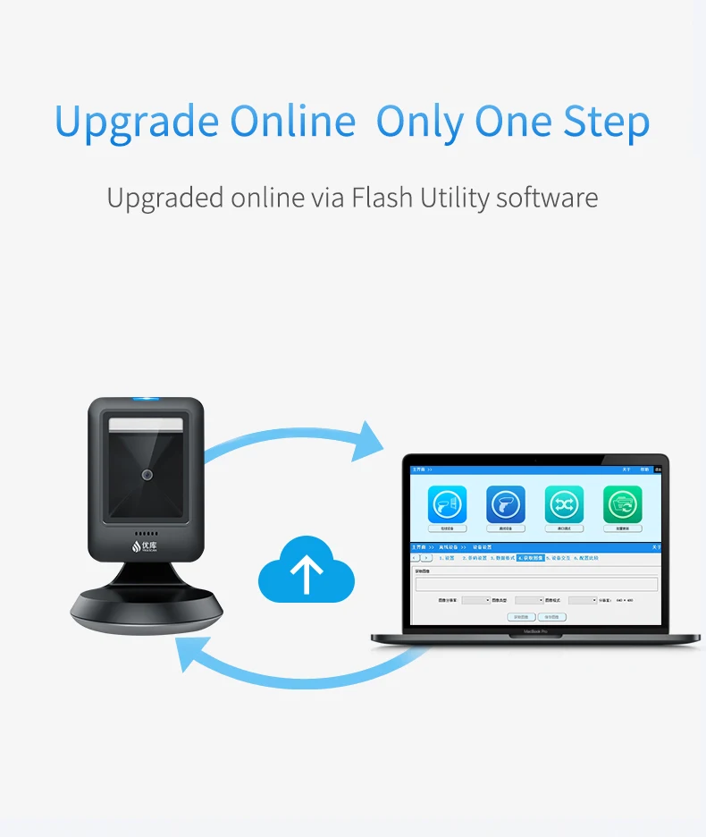 Yoko MP6300 High-Performance 2D Datamatrix Barcode Scanner with USB ...