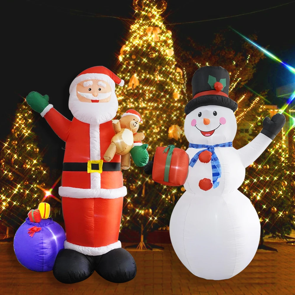 10FT Santa-Claus Inflatable - Festive Decor for Christmas
