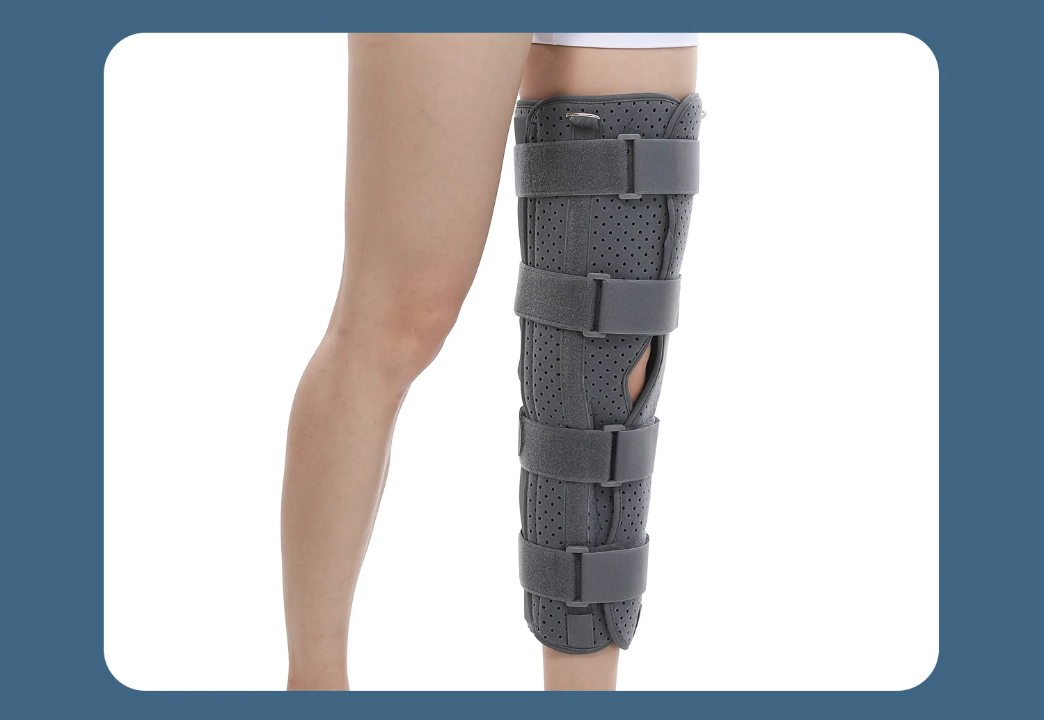 Knee Joint Fixation Brace Ligament Fracture Lower Limb External Patella ...