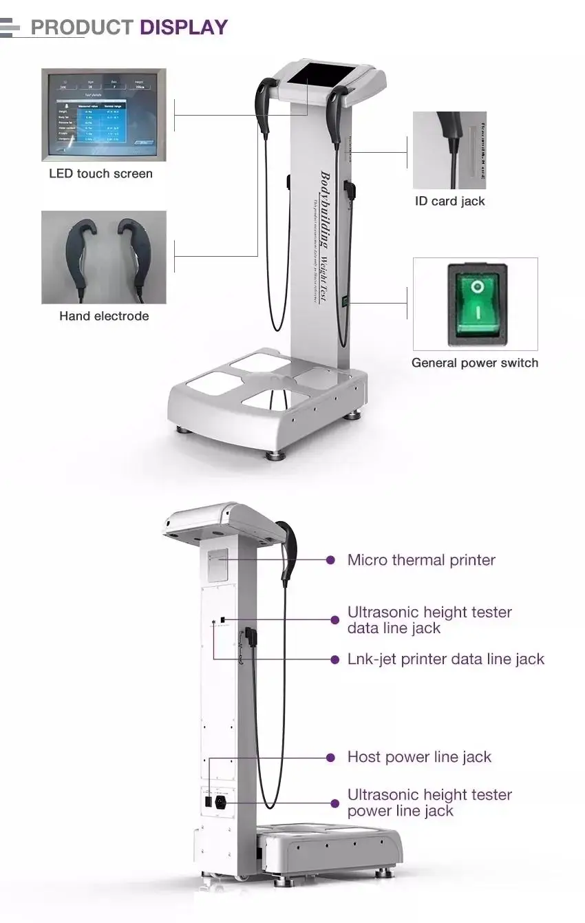 Body analyzer report print body composition analyzer machine - Honkay