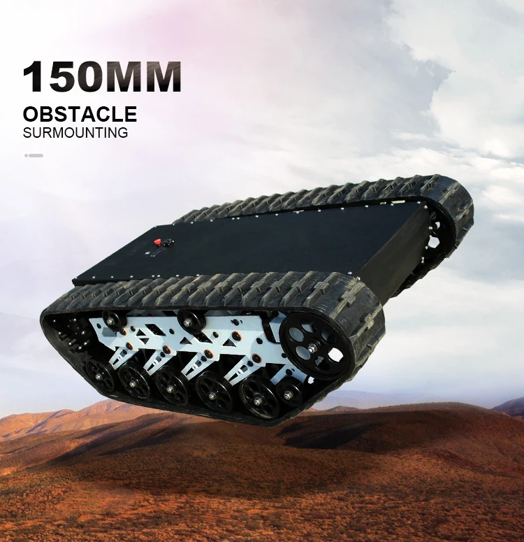 Large Delivery Robot Chassis Kit Payload Tracked Robot Tank Chassis ...