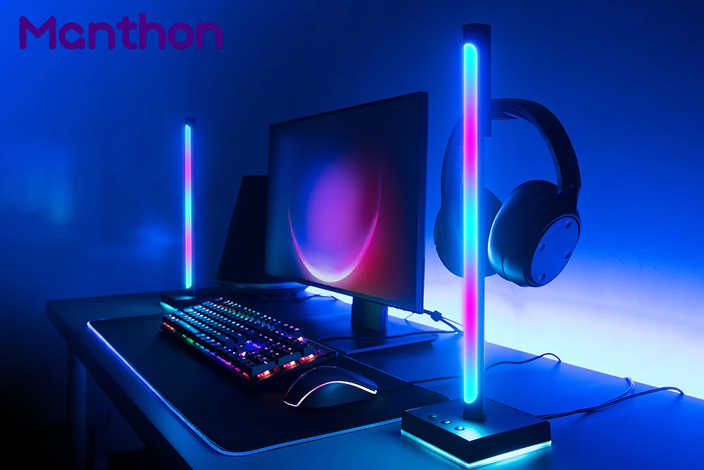 Custom Creative Rgb Led Backlight Music Sync Levitating Gaming ...