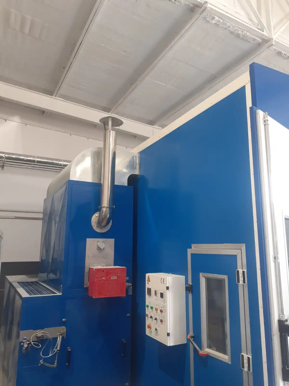 Aluminum Extrusion Profile Automated Electrostatic Spray System Booth ...