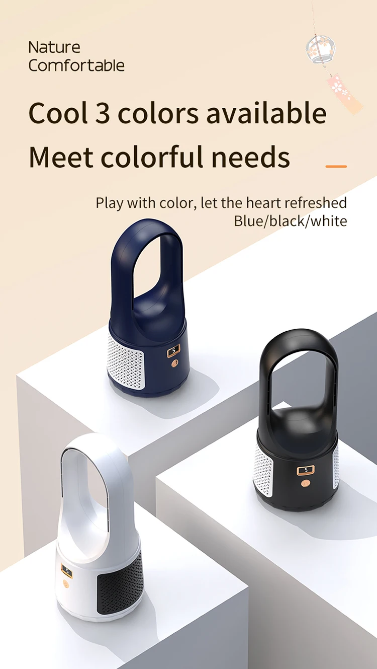 Bladeless Mini USB Table Fans - Efficient Cooling Solutions