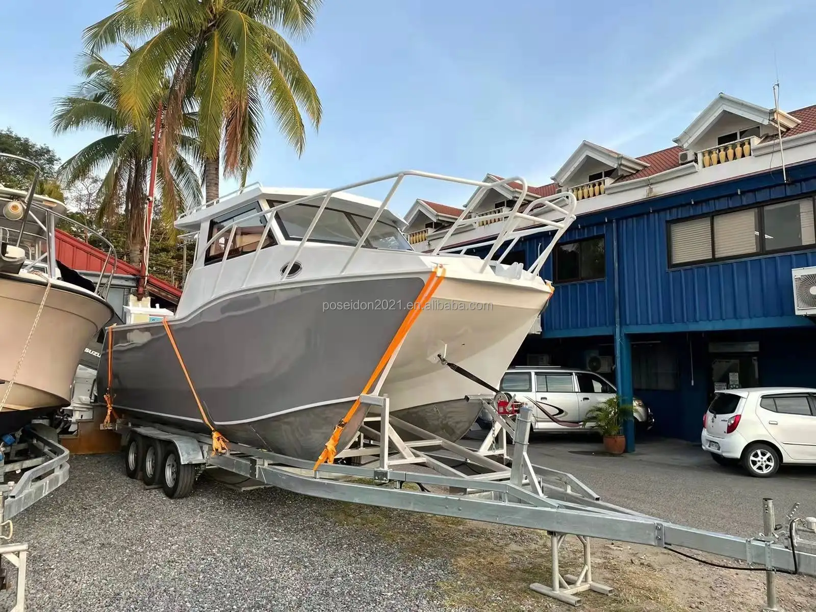 Cheap Yacht Fishing Aluminum Catamaran Ferry Boat Sailing Ship Hot ...