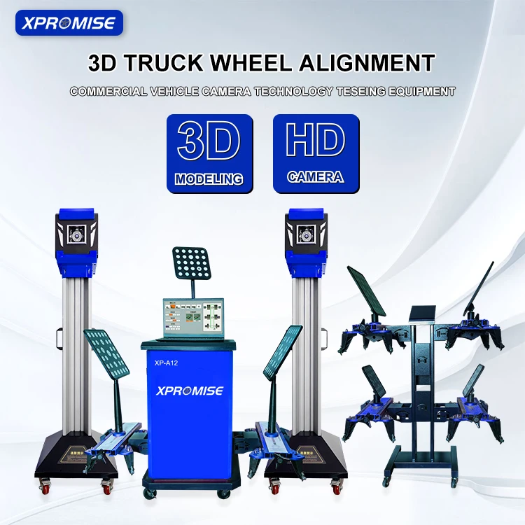 Truck Alignment With Wheel Alignment Turntables For Garage Equipment ...