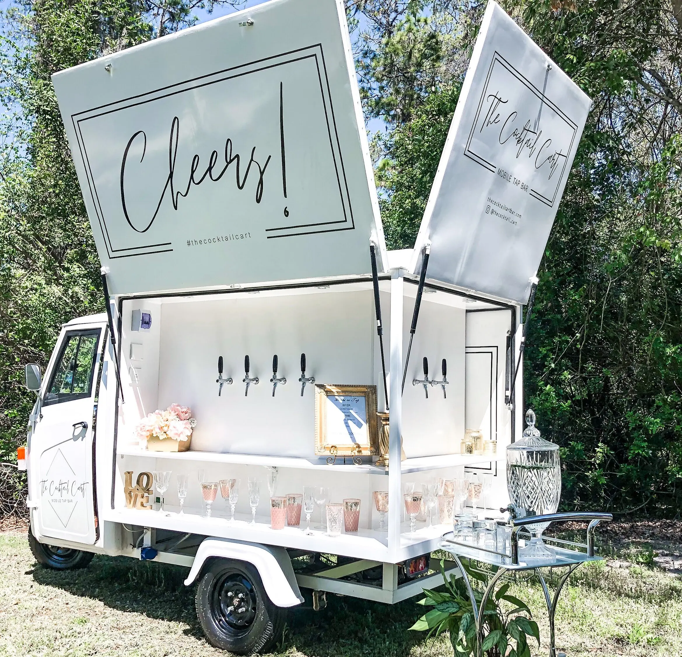 Vintage Mobile Bar Truck for Events - Catering Food Van and Ice Cream ...