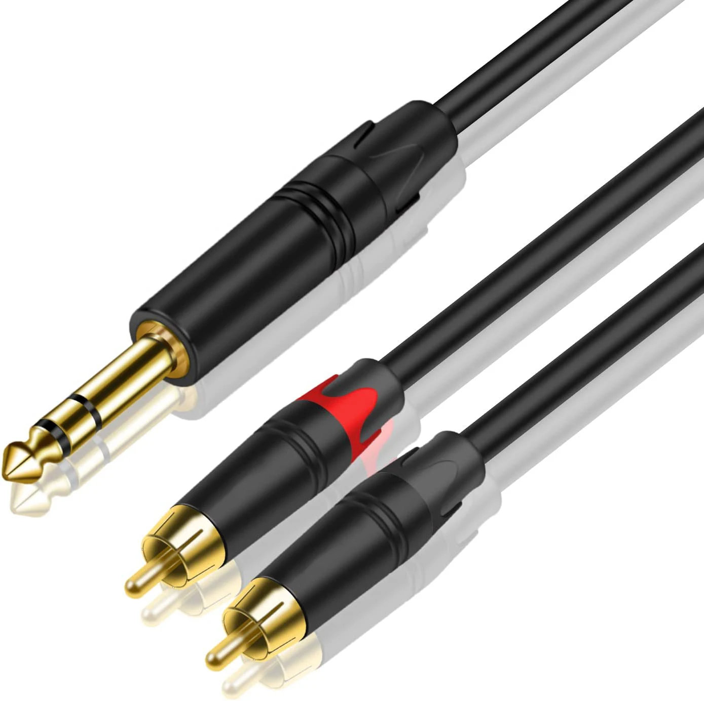 Unbalanced Cable 3.5mm 1/8 Inch To 6.35mm Plug 3.5mm To 6.35mm Stereo ...