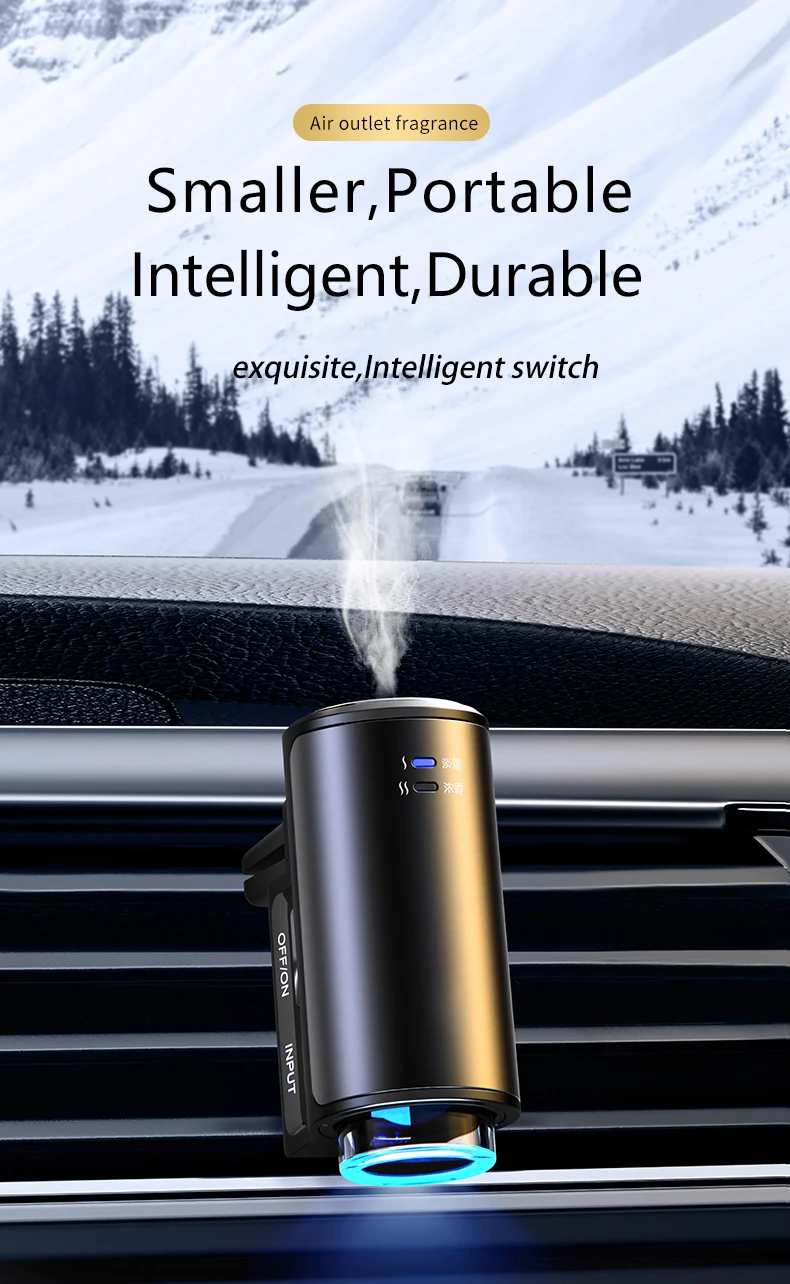 Car Oil Diffuser - Waterless Aromatherapy for Your Vehicle