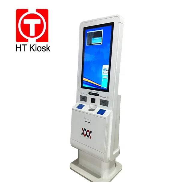 27 32 inch touch screen Bank card dispenser Financial equipment instant ...