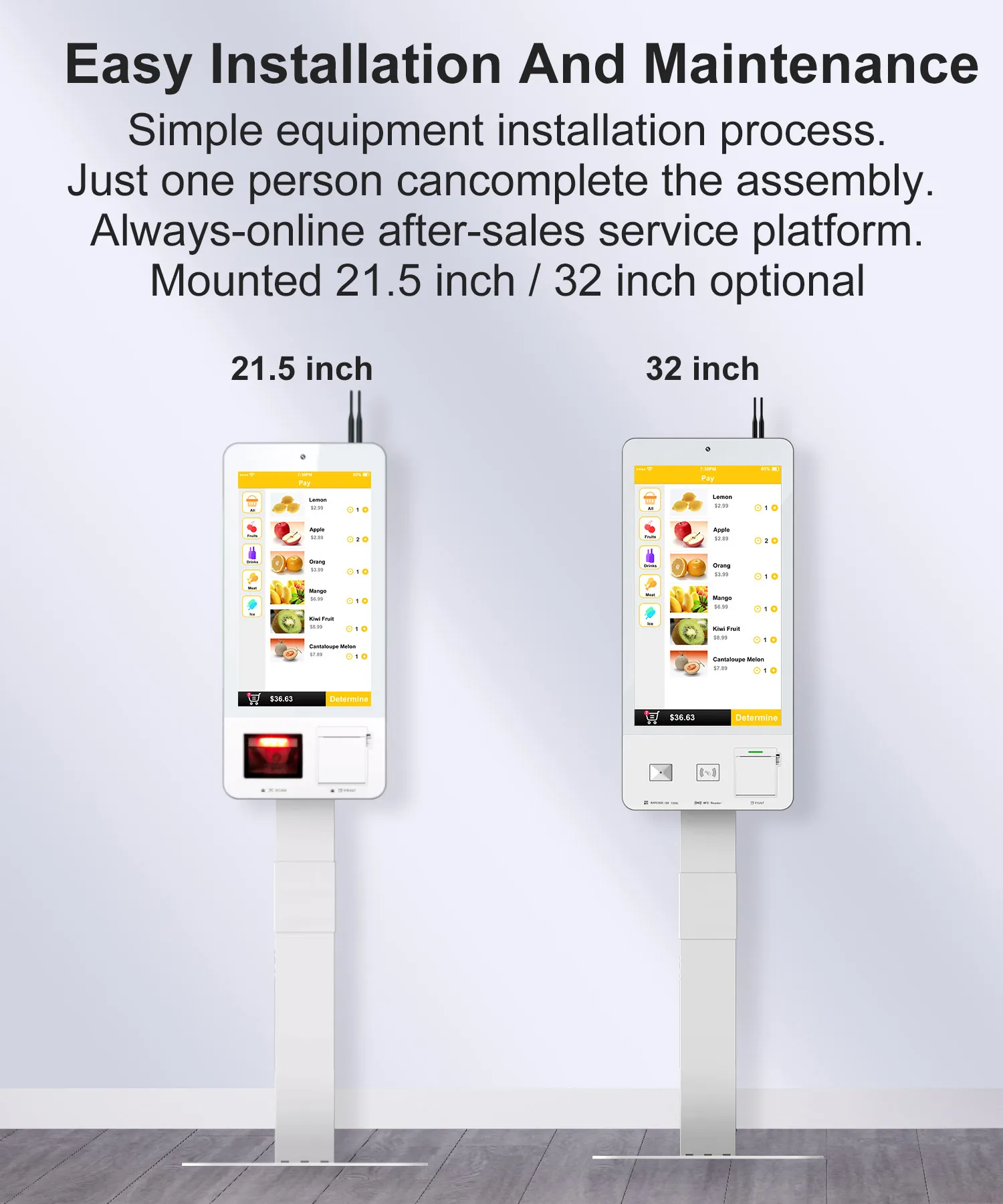 Fast Food Kiosks - Self-Ordering Kiosk for Mcdonald's