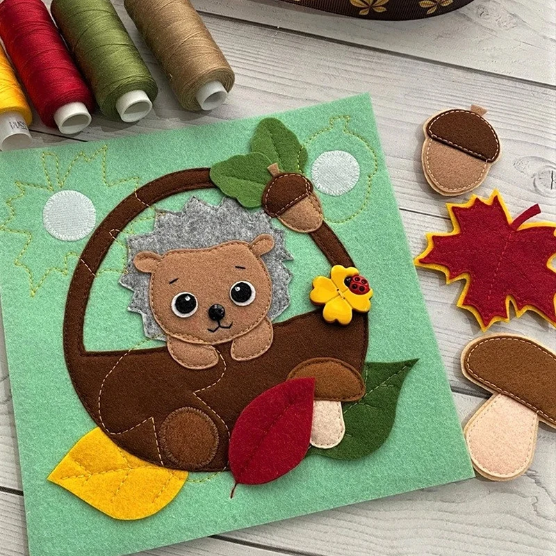 My Sticker Quiet Book Montessori Custom Baby Felt Book Toys Learning ...