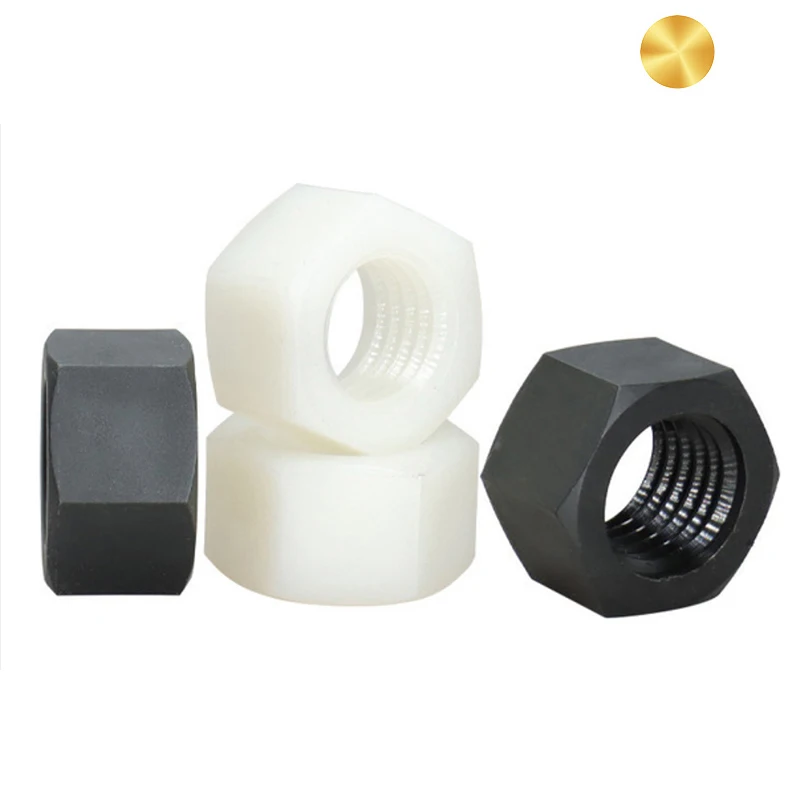 Wholesale Din934 Plastic Polyamide Nylon Pa66 Hex Nut Plastic Nuts - Buy Din934 M2 M2.5 M3 M4 M5 ...