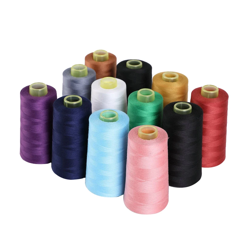 High Quality Overlock Sewing Thread Assorted Colors Yard Spools Cone ...