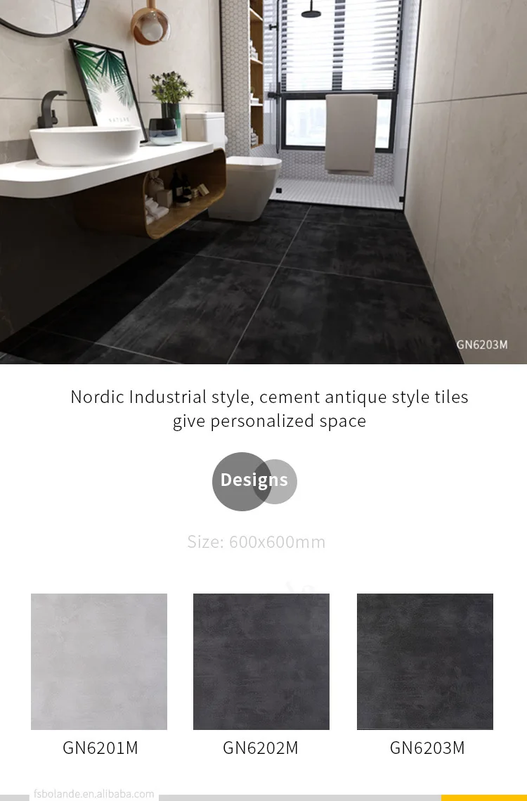 Non-slip Rustic Porcelain Tiles - Durable & Stylish