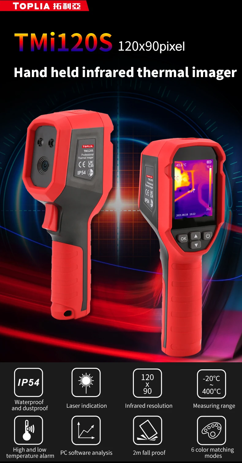 TOPLIA Tmi120s Thermal Imager - Precision for Industrial Testing