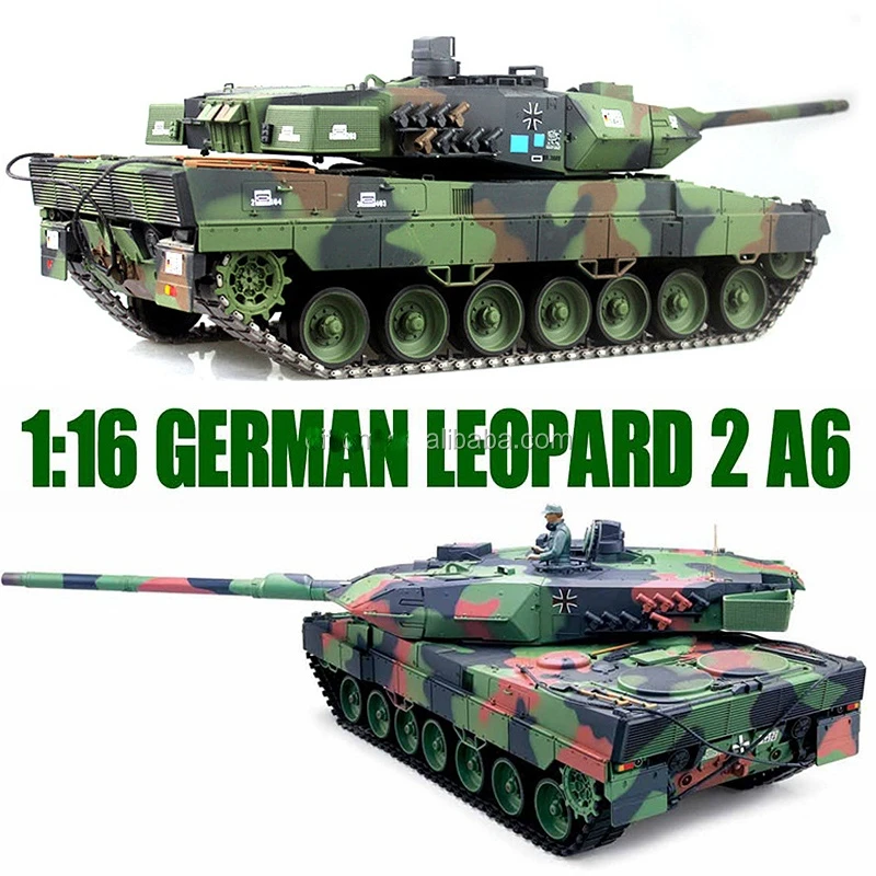 Professional 3889-1pro Metal Tank German Leopard 2 A6 Rc Main Battle ...