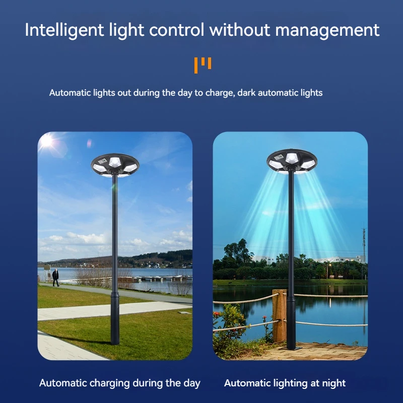 Modern IP65 Monocrystalline Solar LED Flying Saucer Lamp with 360 Beam ...