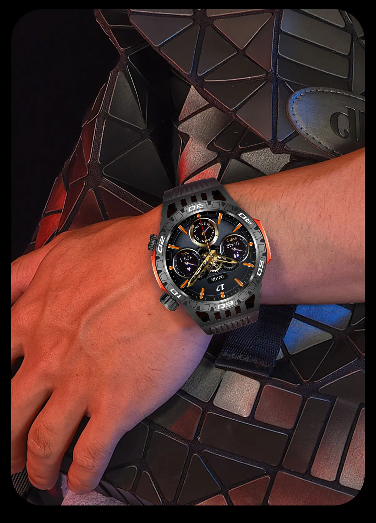 Round Smart Watch - High Cost-Effective with Full Touch Dial