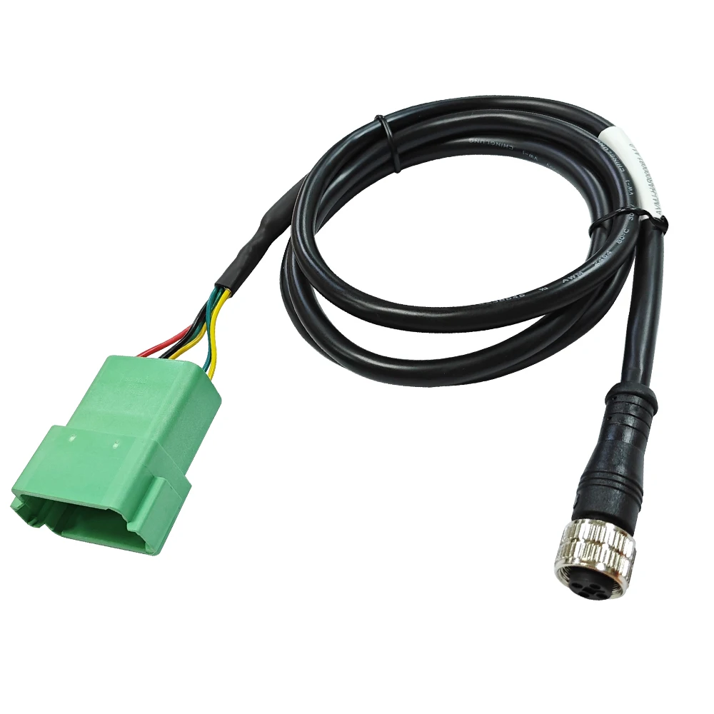 DT Connector M12 A-coded Male to Deutsch DT06-12S Male Cable for Data ...